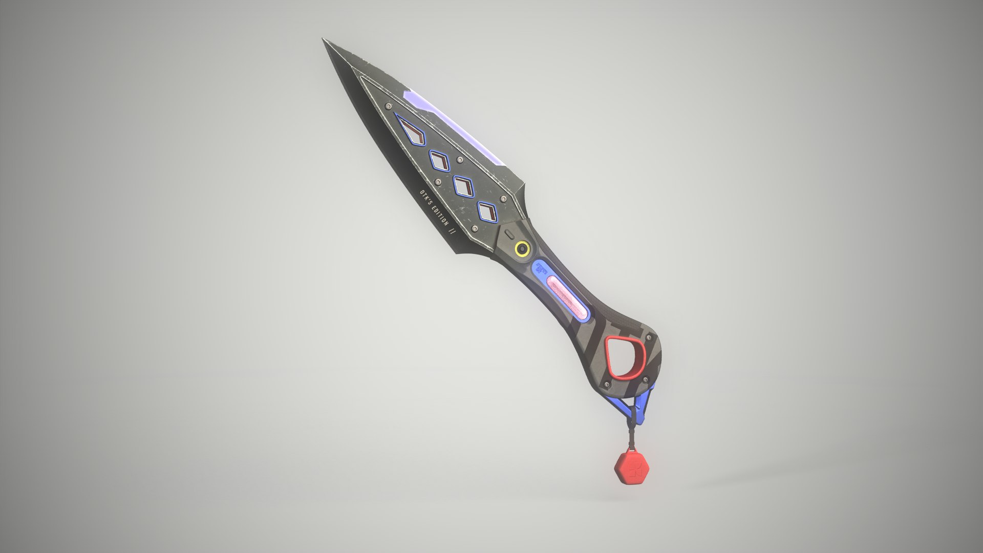 3D Sci-Fi Knife - Kunai - TurboSquid 2361532