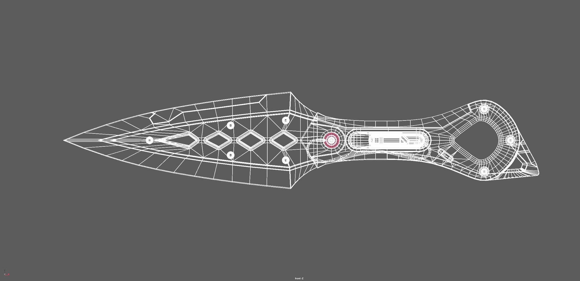 3D Sci-Fi Knife - Kunai - TurboSquid 2361532