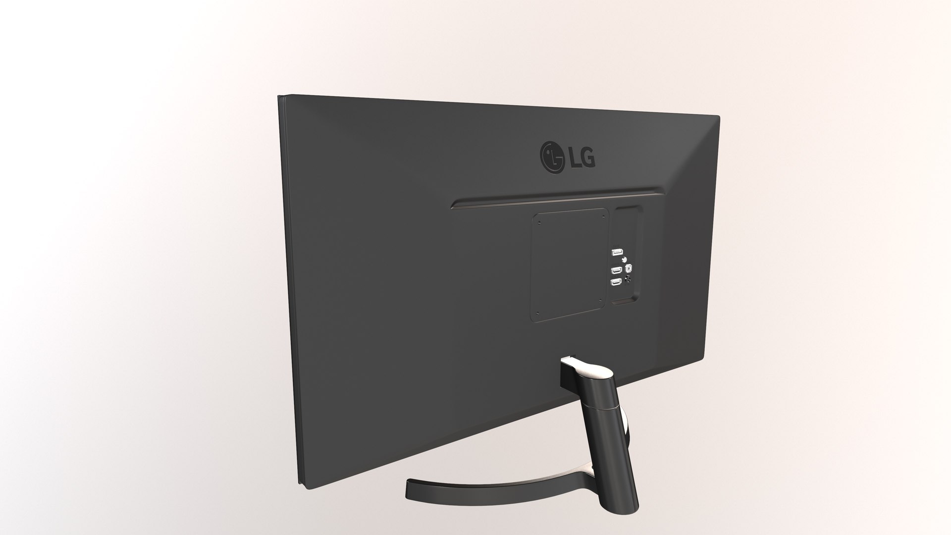 3D LED Monitor TV 3d Model VR Model - TurboSquid 1925056
