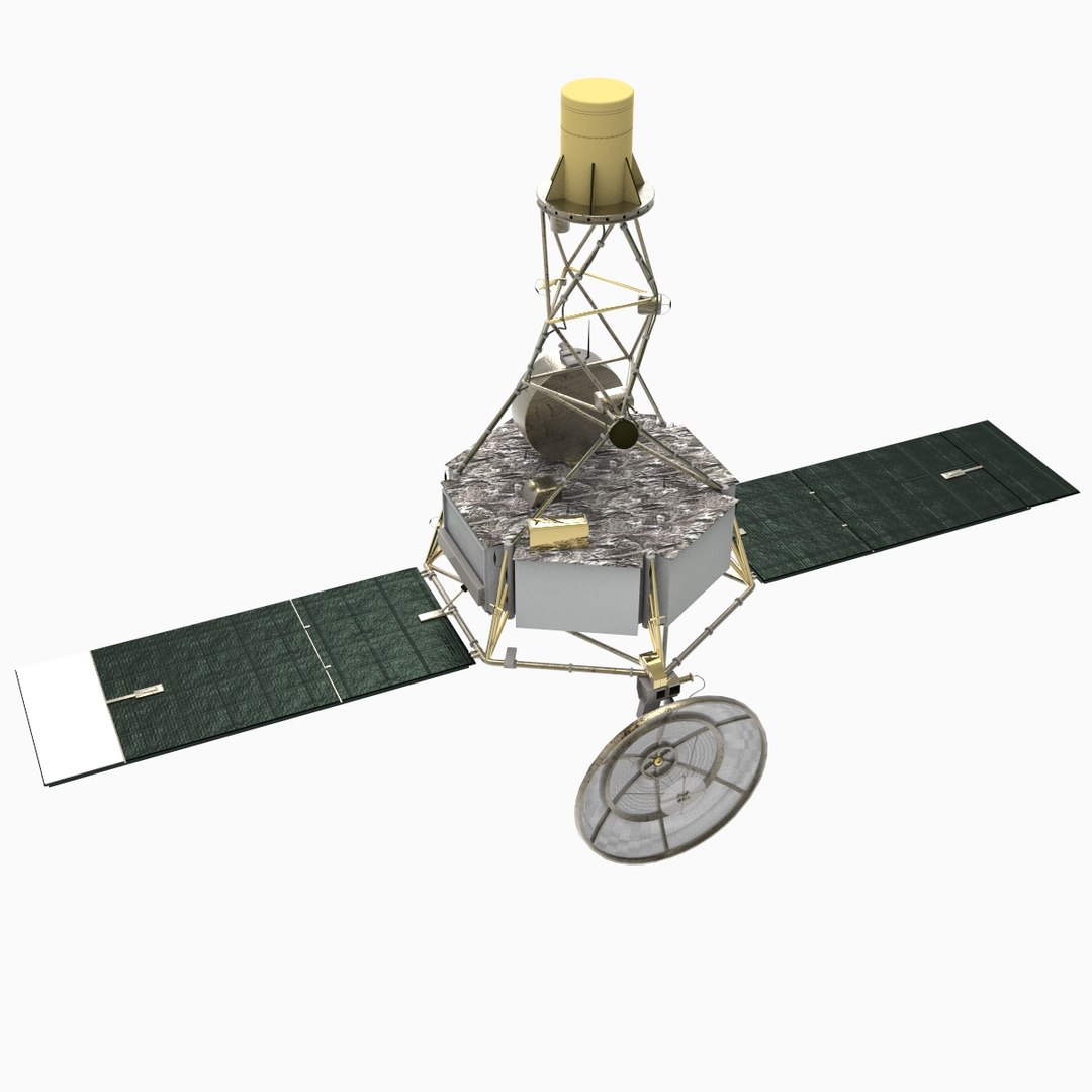 3d Mariner 2 Spacecraft Model