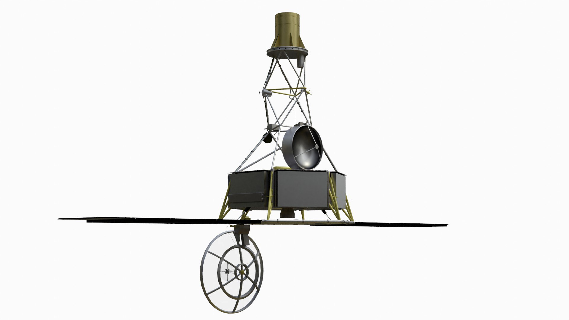 3d Mariner 2 Spacecraft Model