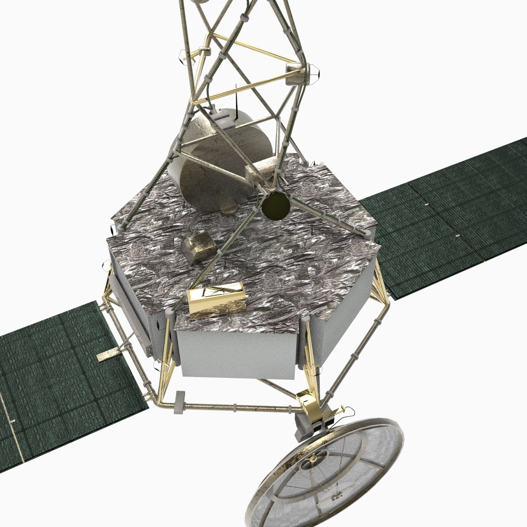 3d Mariner 2 Spacecraft Model