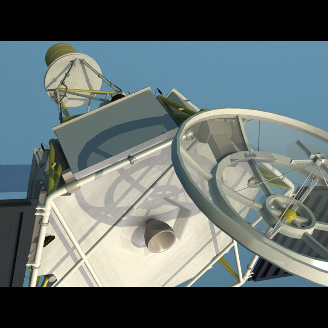 3d Mariner 2 Spacecraft Model