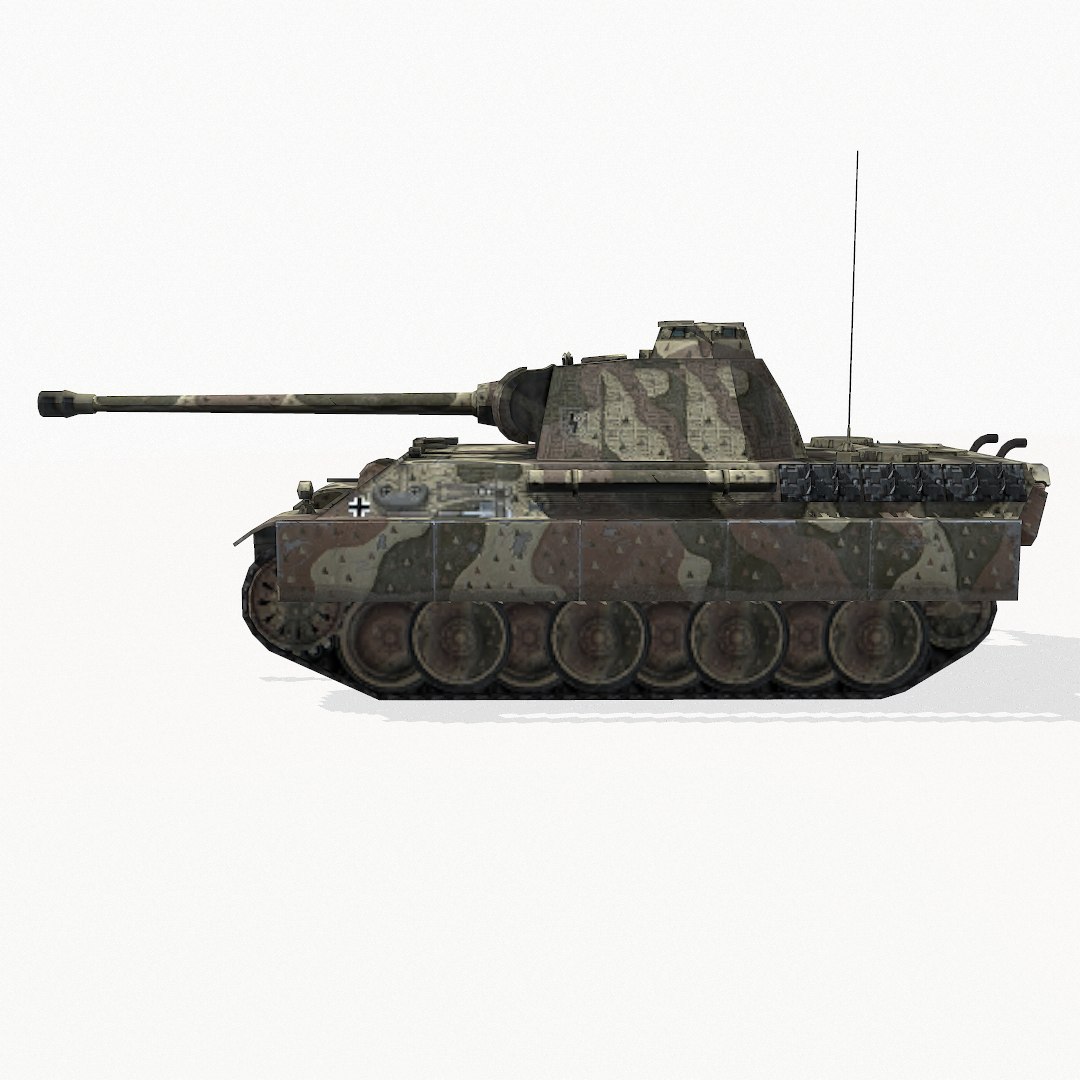 3d Panther Tank V