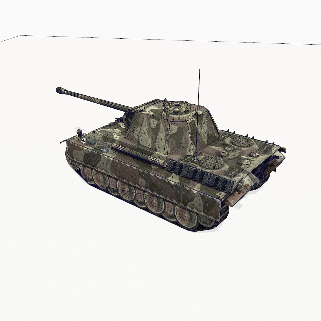 3d Panther Tank V