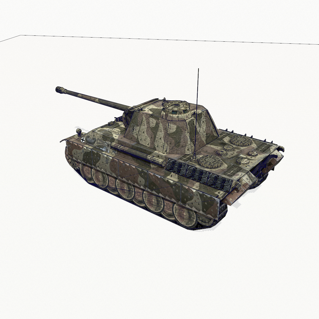 3d panther tank v