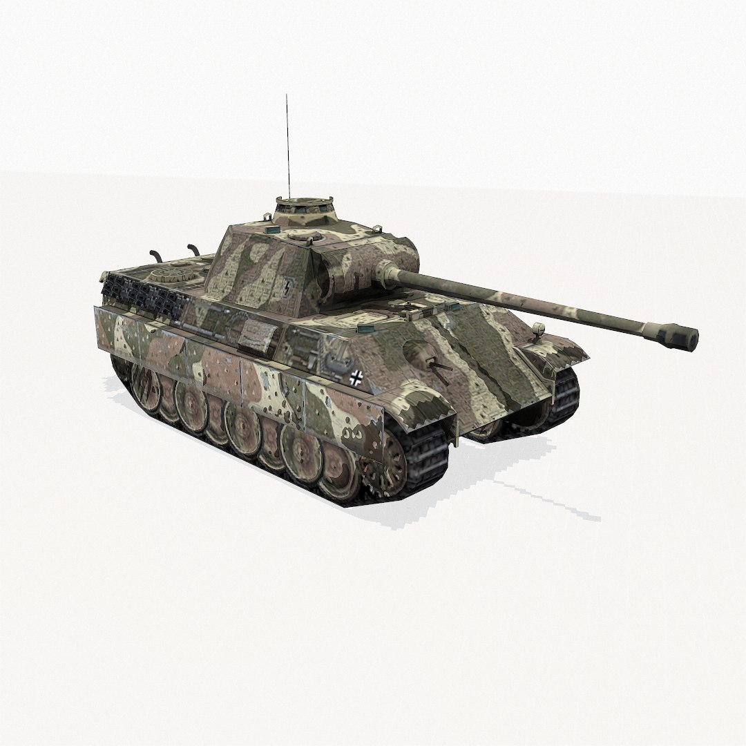 3d Panther Tank V