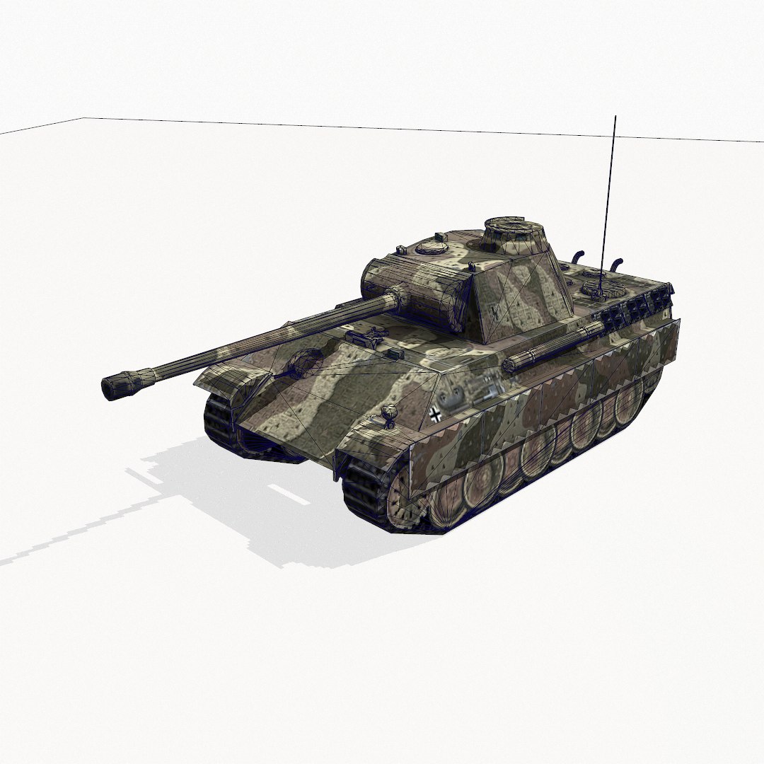 3d Panther Tank V