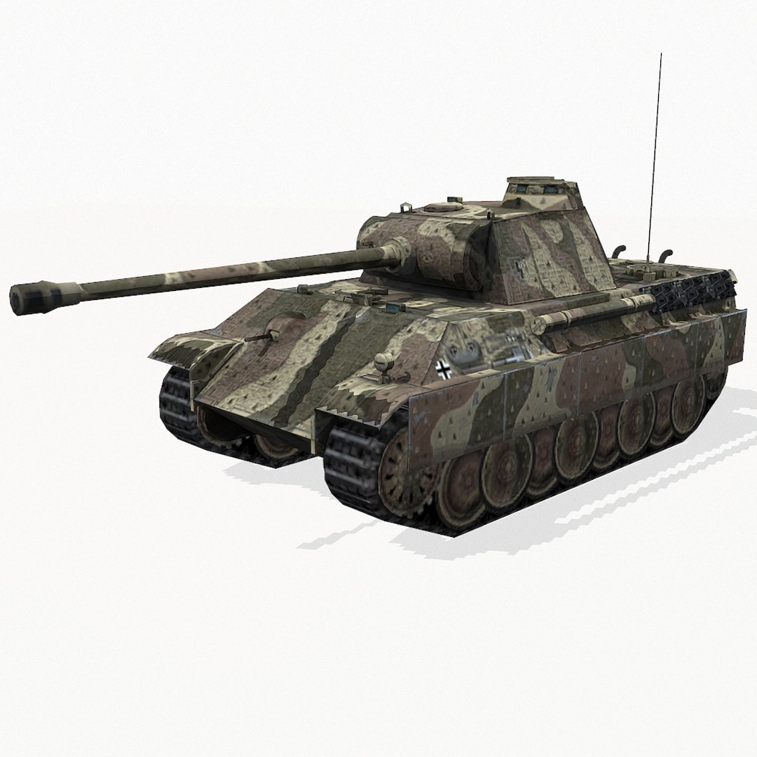 3d Panther Tank V