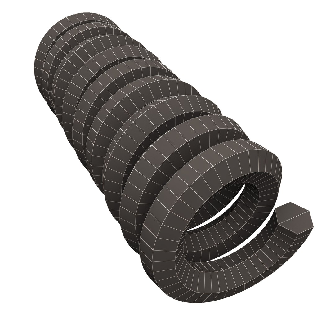 3D Coil Spring - TurboSquid 2006886