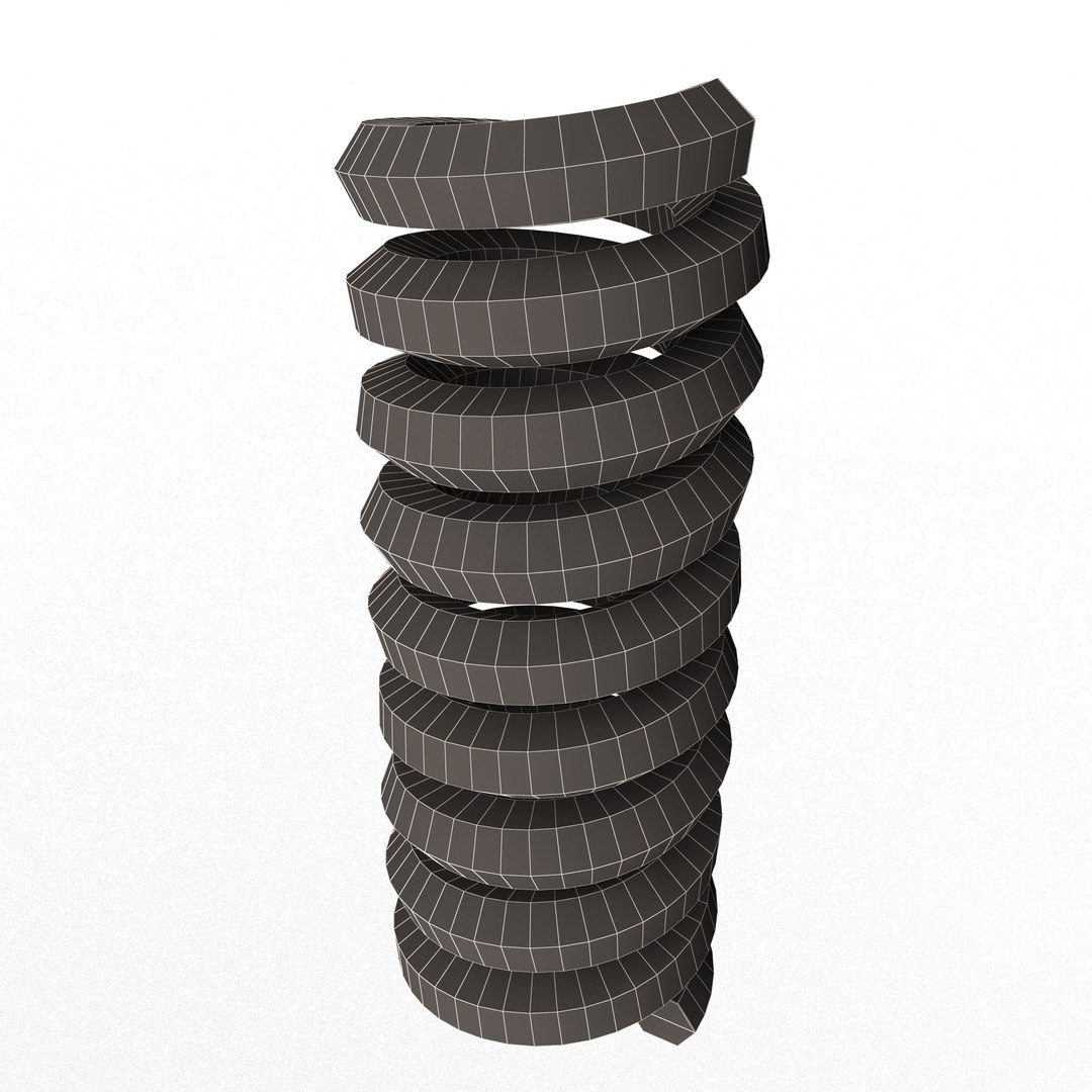 3D Coil Spring - TurboSquid 2006886