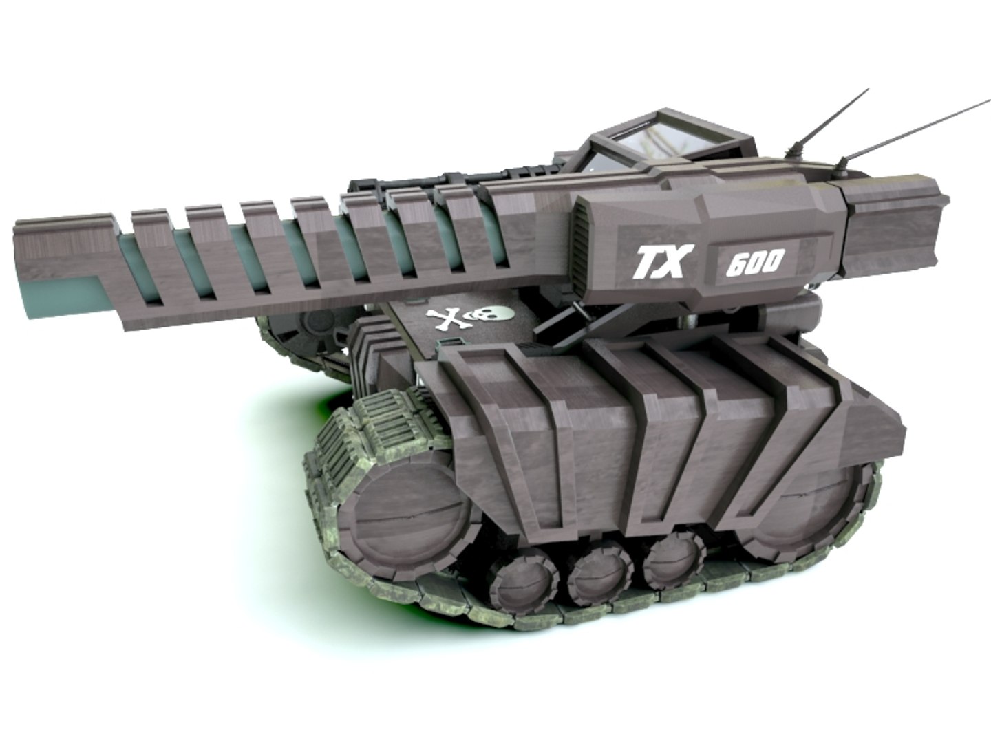 3d model tank tx 600