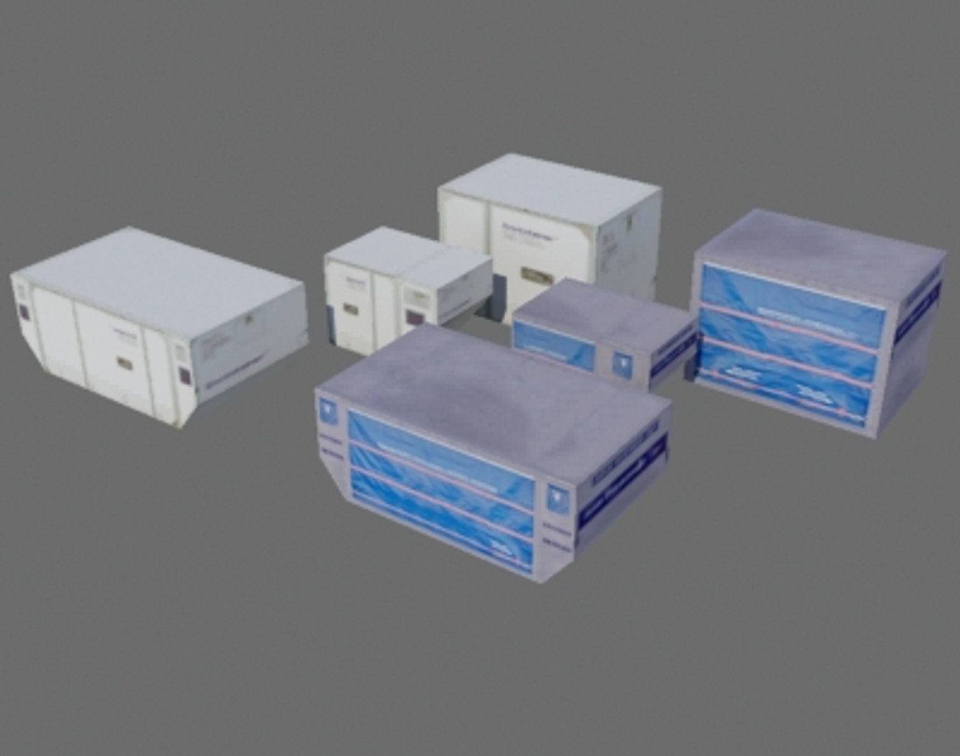 aircraft container 3d model