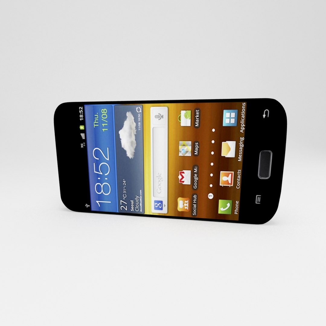 3d Samsung Galaxy 2 Hd Model
