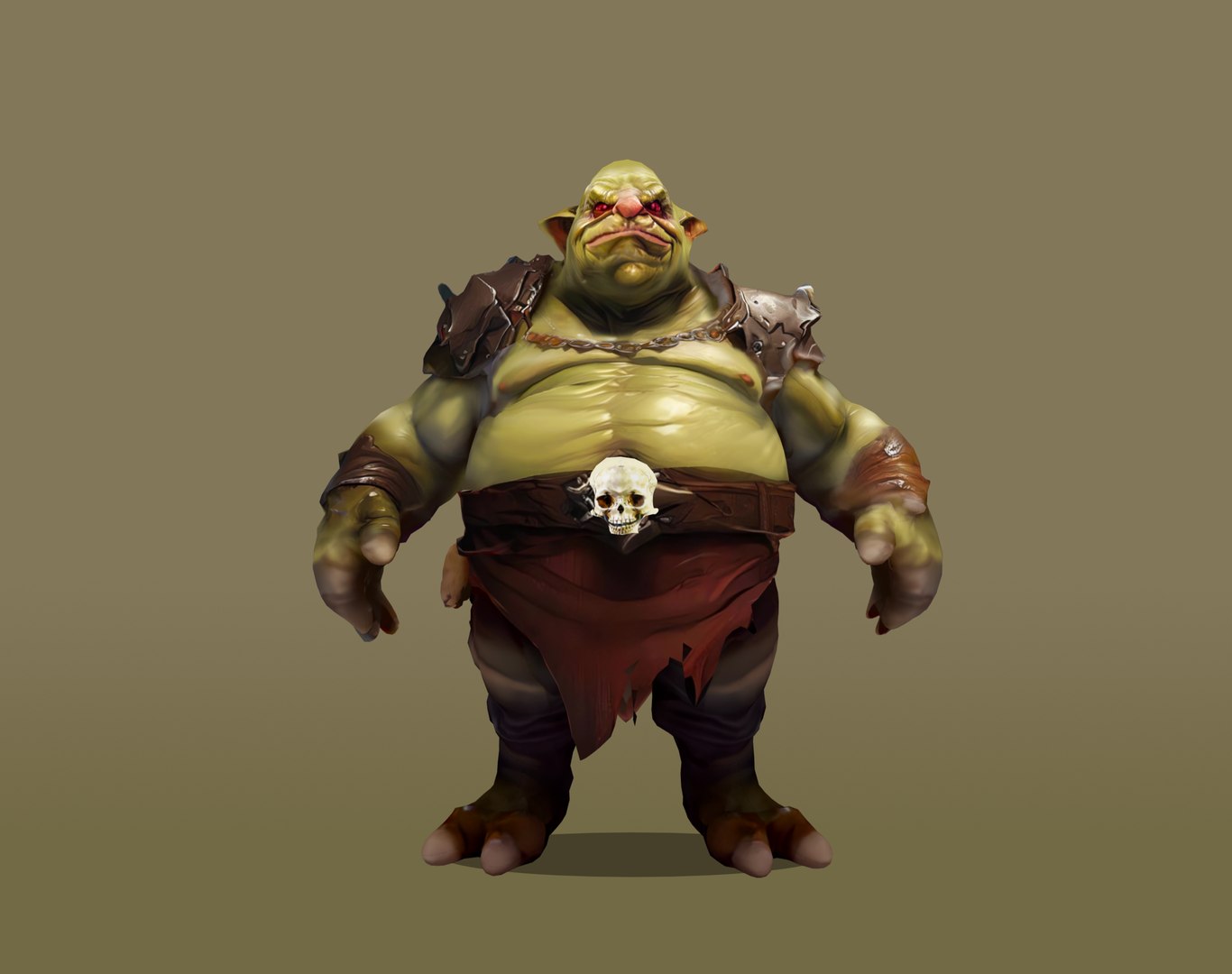 Stylized Troll Game Character Model - TurboSquid 2270532
