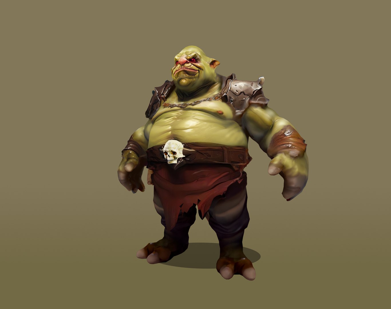 Stylized Troll Game Character Model - TurboSquid 2270532