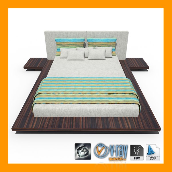 bed 1 3d model