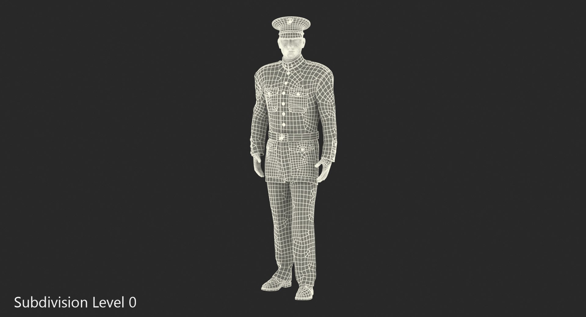 3D marine corps soldier parade model - TurboSquid 1217283