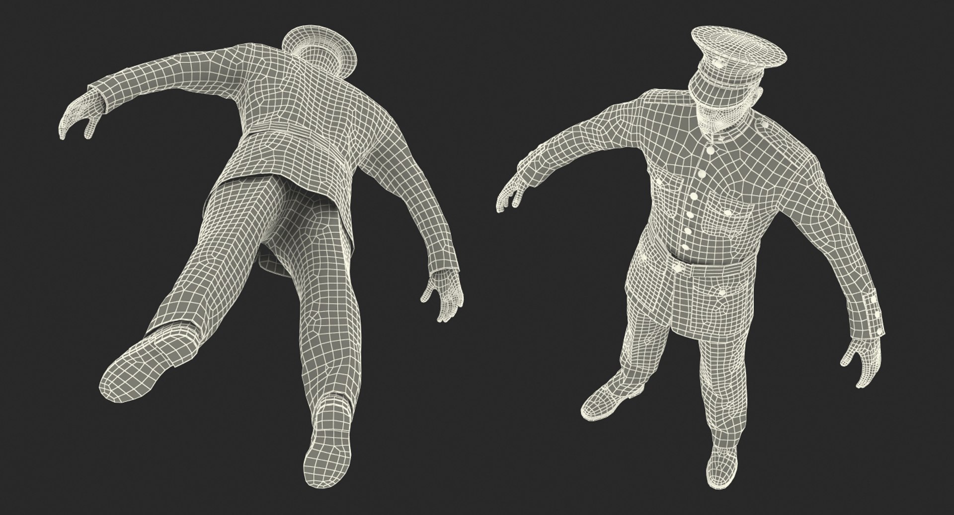 3D marine corps soldier parade model - TurboSquid 1217283