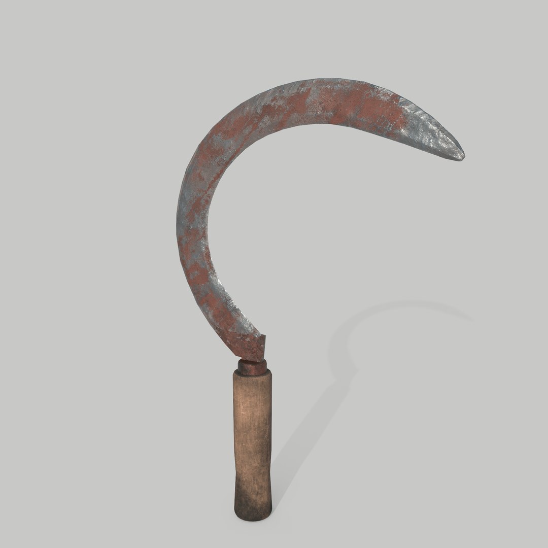 Rusted Sickle 3D Model - TurboSquid 2084536