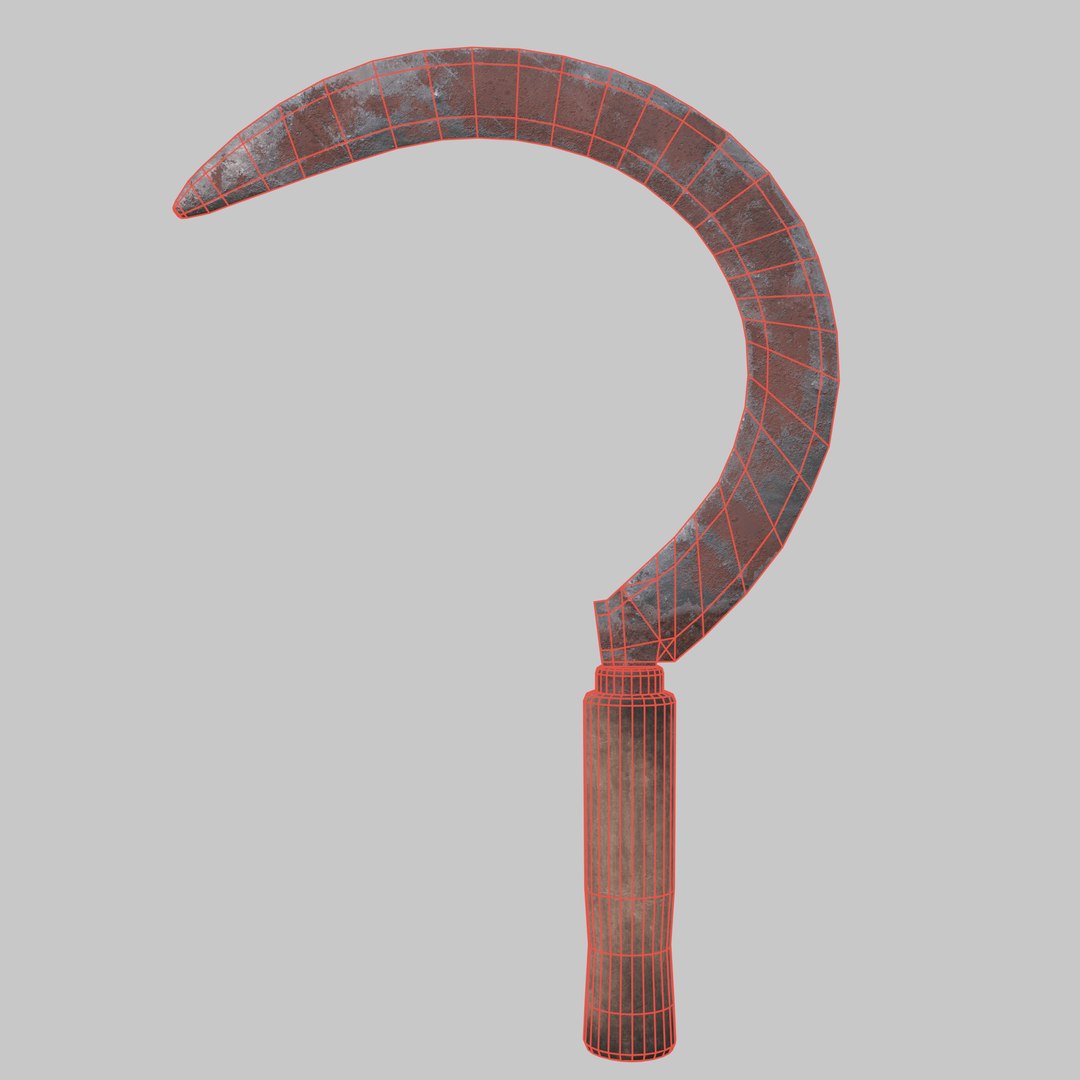 Rusted Sickle 3D Model - TurboSquid 2084536