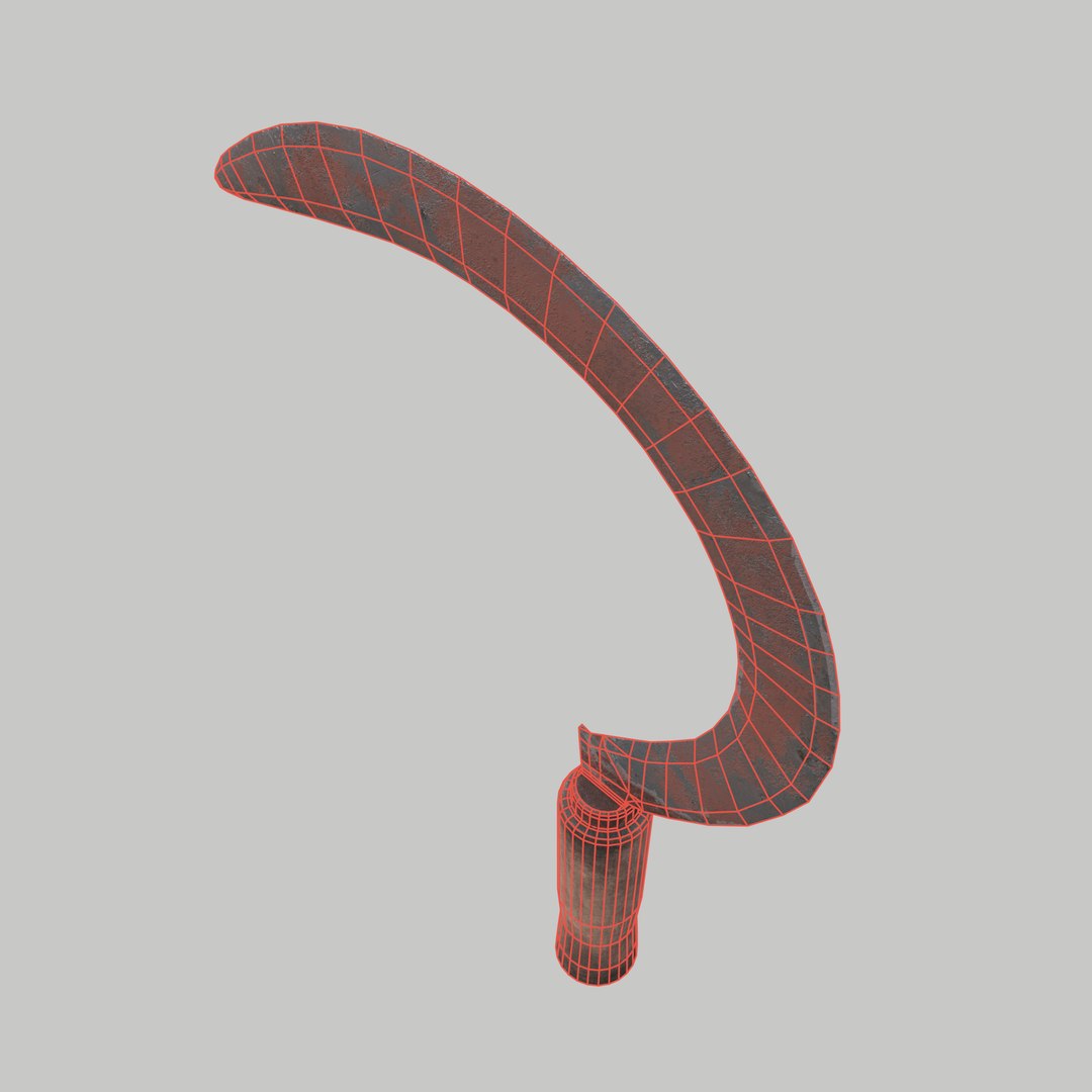 Rusted Sickle 3D Model - TurboSquid 2084536