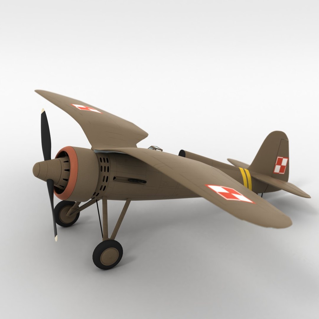 3D Pzl P - TurboSquid 1243154