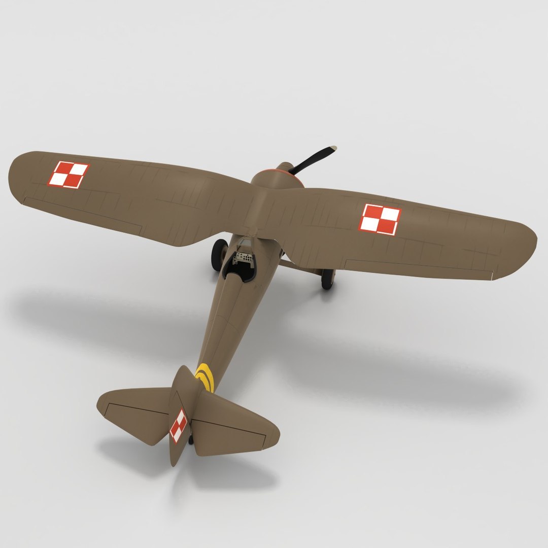 3D Pzl P - TurboSquid 1243154
