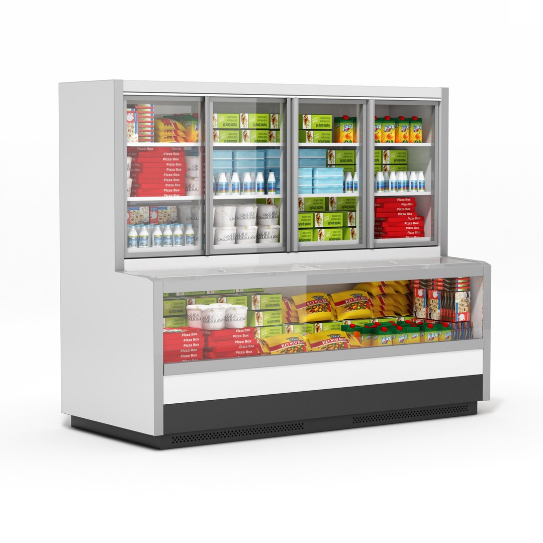 Supermarket Showcase Jason 250 Model - TurboSquid 1693082