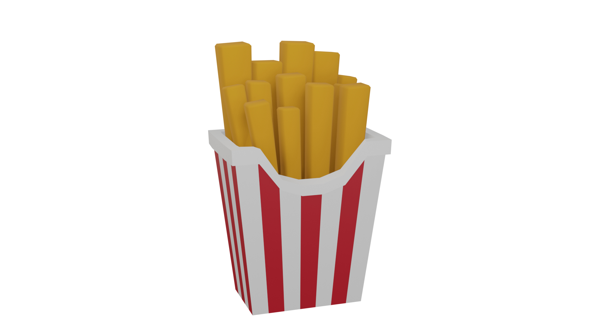 Low Poly Fast Food Asset Pack Model - TurboSquid 1893261