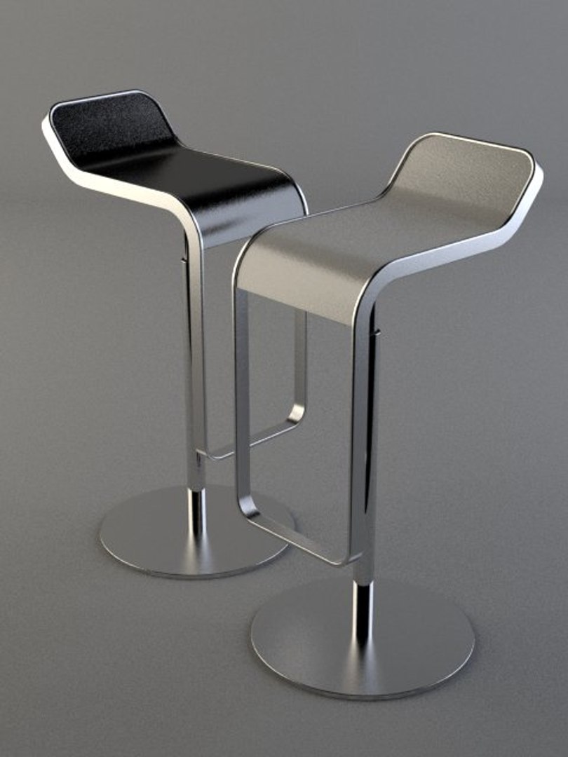 3ds Piston Bar Stool