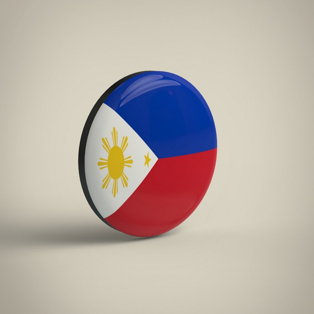 3D Philippines Badge Model - TurboSquid 1818284