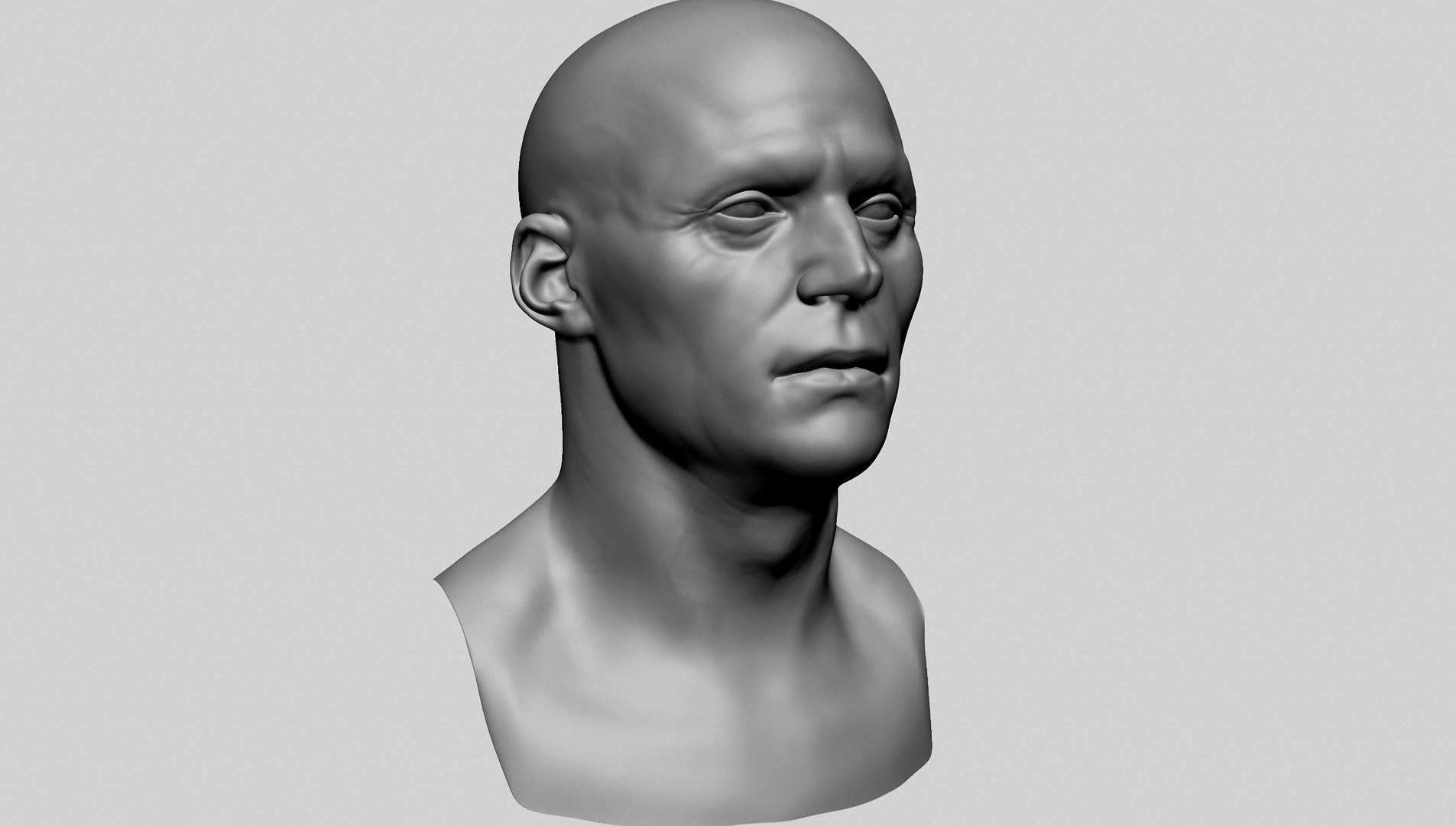 3D Male Head Basemesh C Model - TurboSquid 2004937
