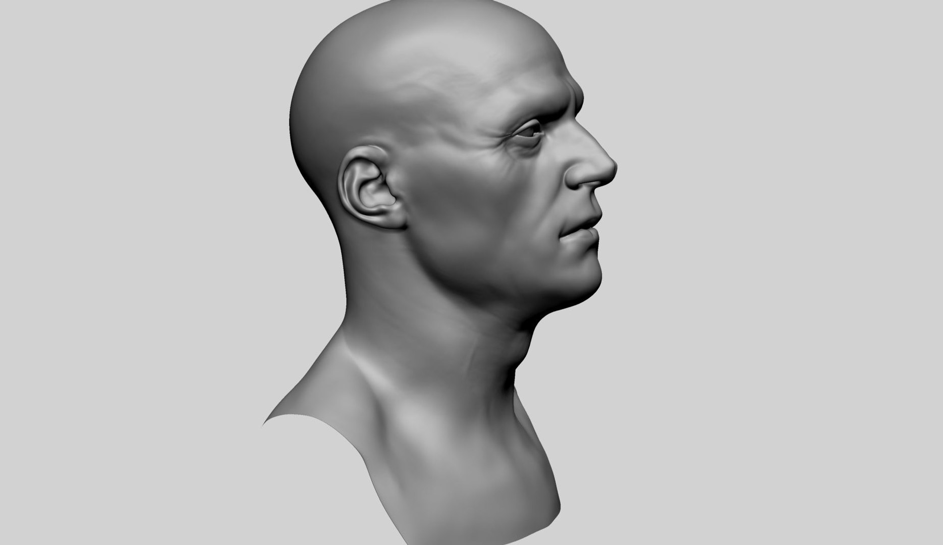 3D Male Head Basemesh C Model - TurboSquid 2004937