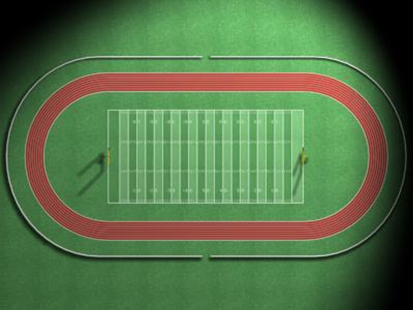 Football Field 3d Model