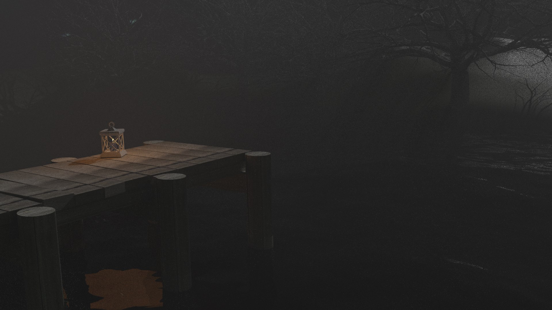 3D Model Night Tree Pack - TurboSquid 1575457