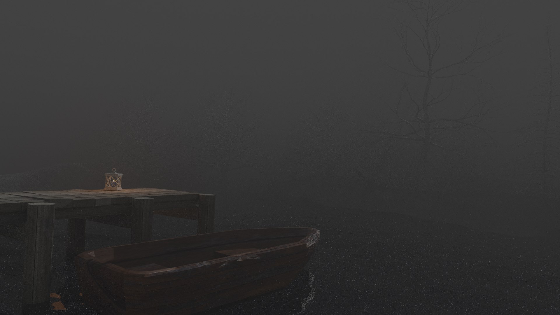 3D Model Night Tree Pack - TurboSquid 1575457