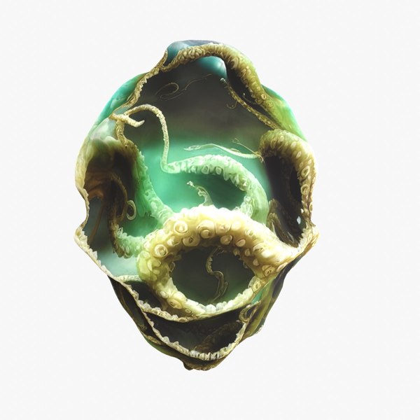 slimy alien egg presentation obj