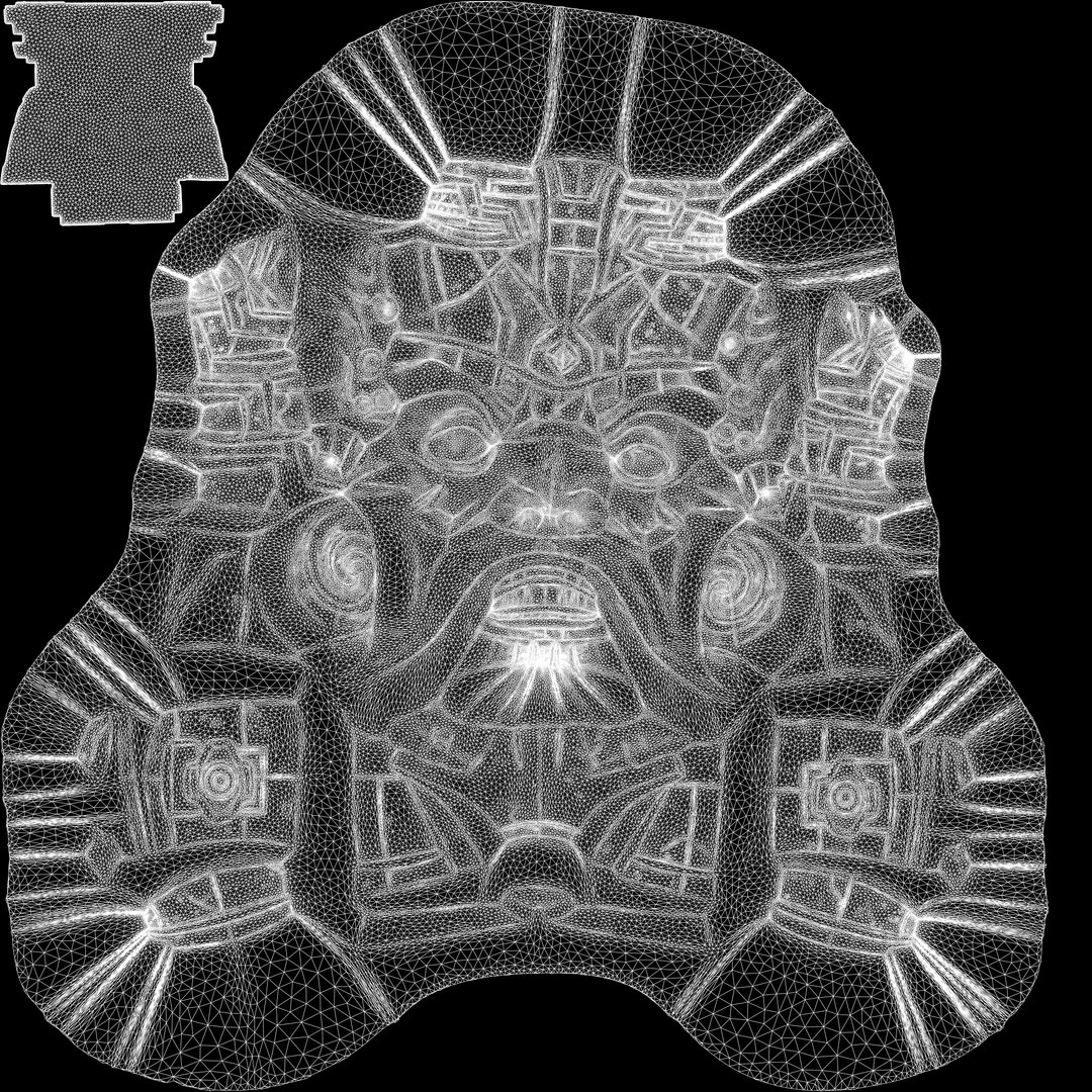 3D Collection 3 Aztec Stone Heads Model - TurboSquid 2201811