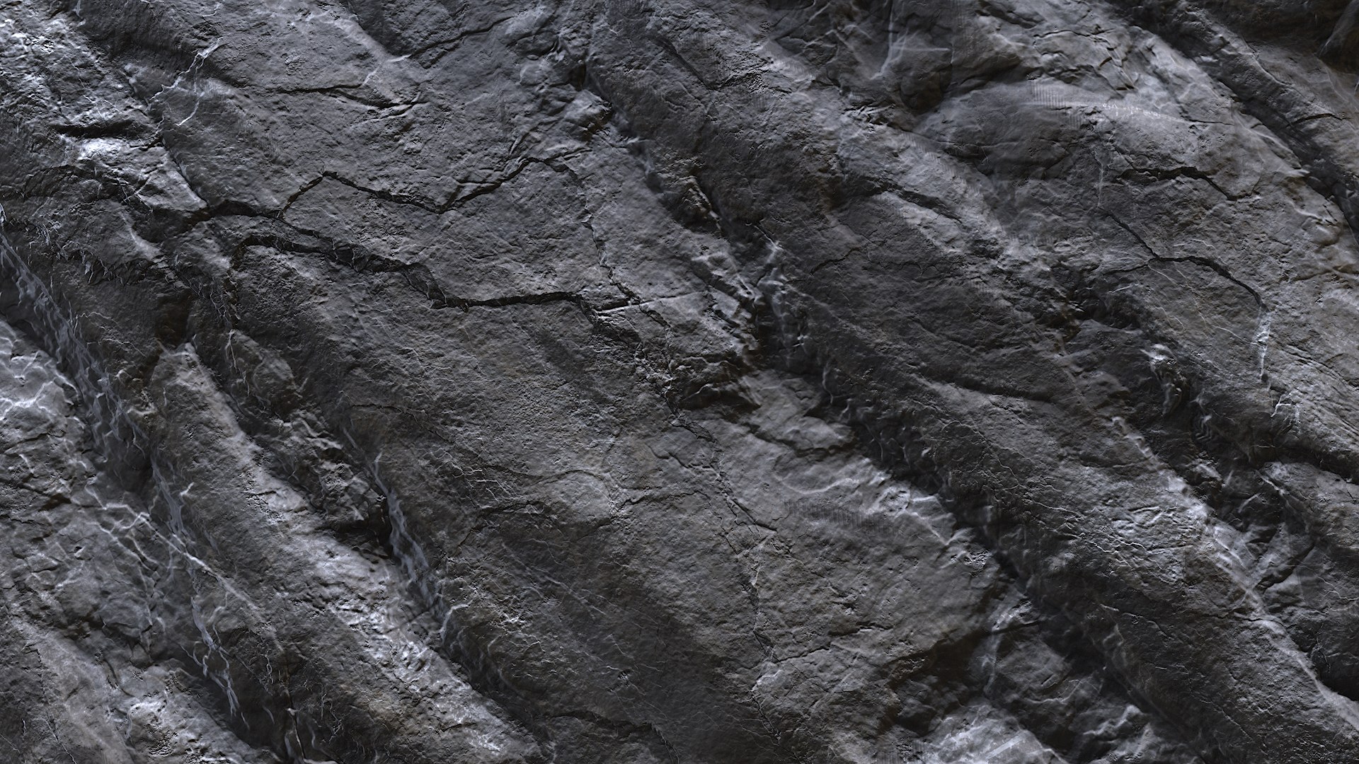 Tileable Rock Surface 4x4m Game Ready 3D Model - TurboSquid 2506786