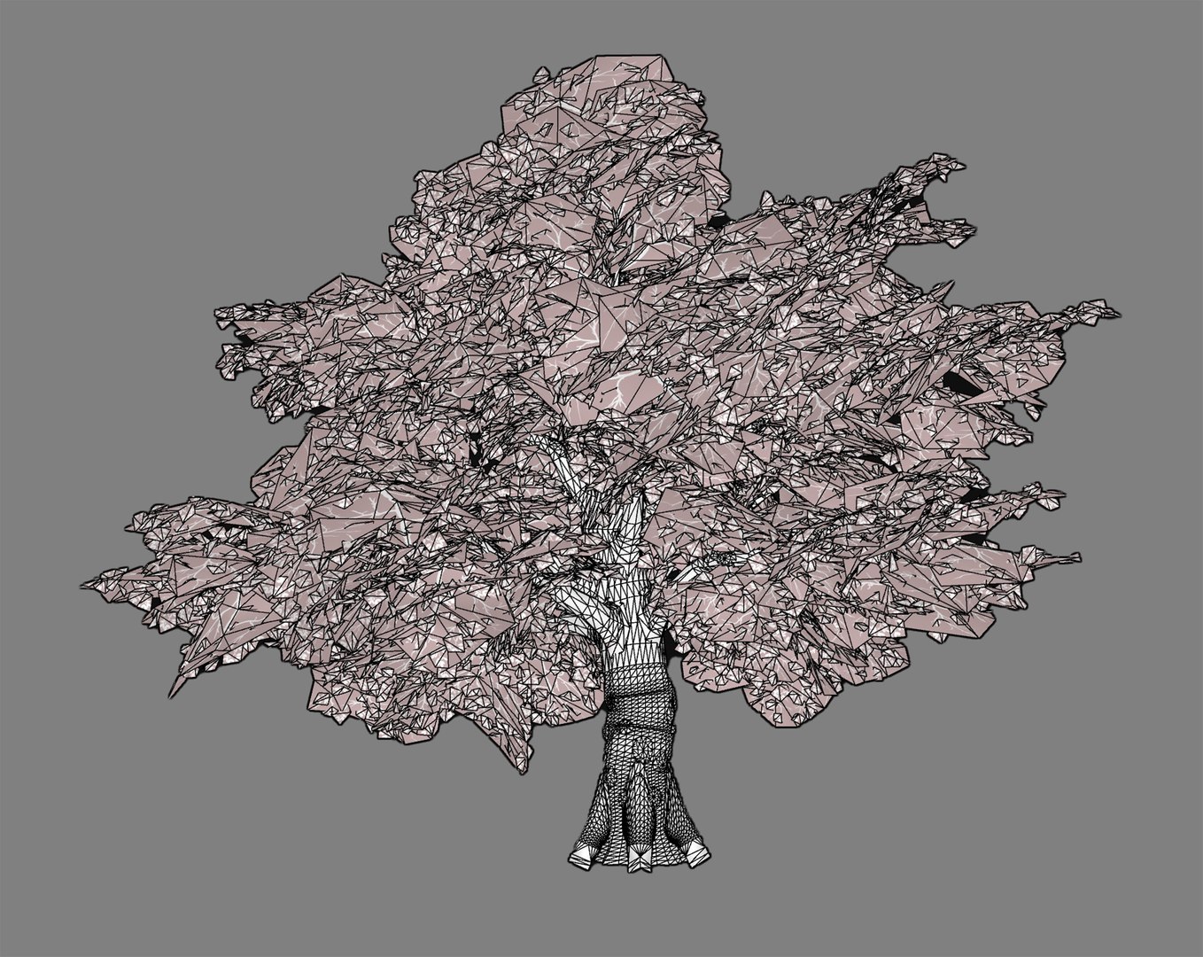 3D Game Ready Tree Set And Grass Model - TurboSquid 2149283