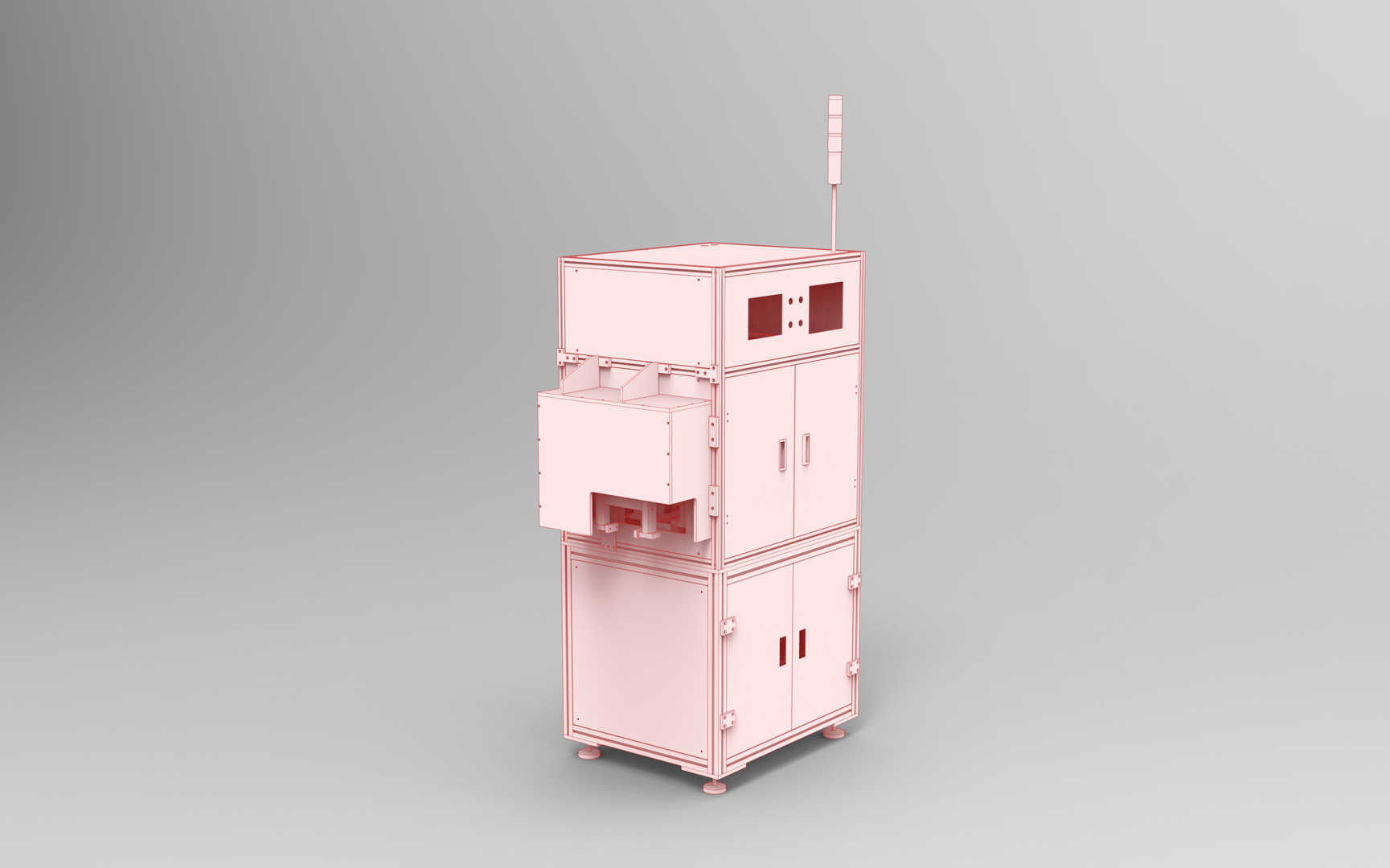 PCBA Board Automatic Locking Screw Machine 3D model - TurboSquid 1896508