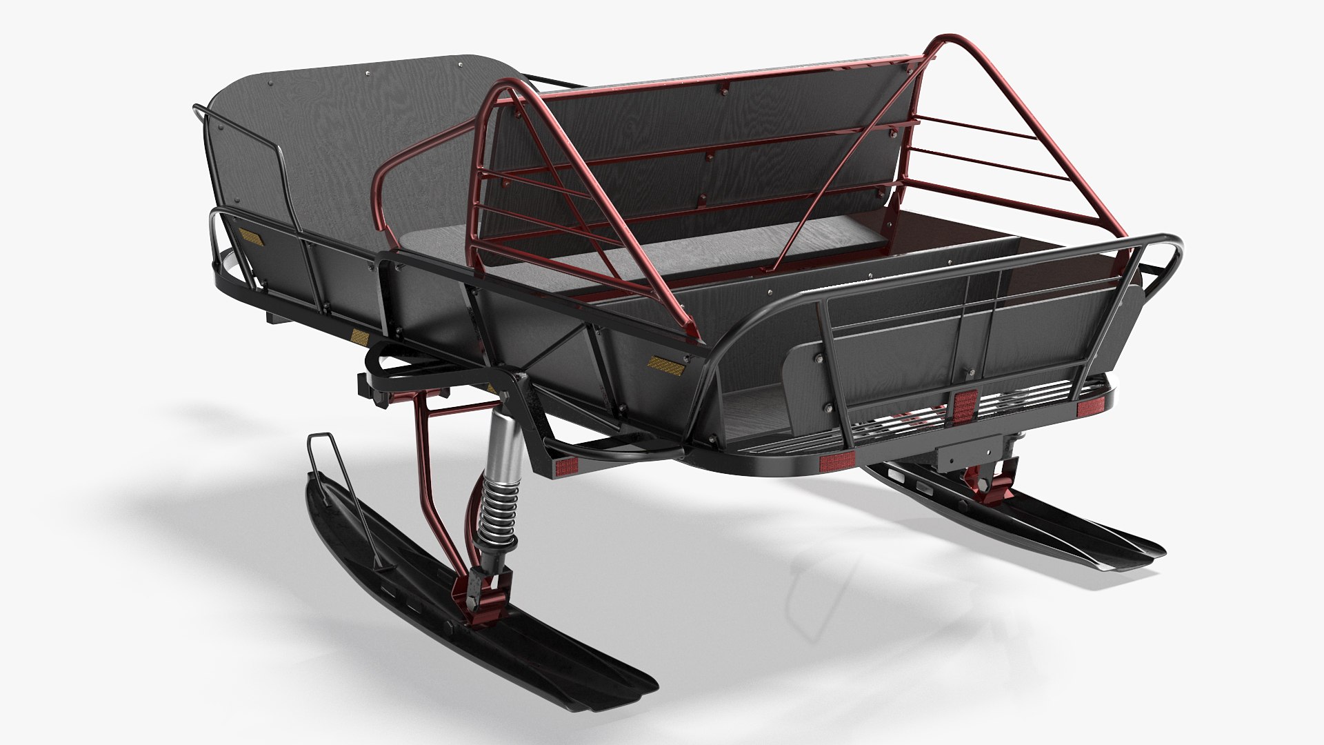 Snowmobile Sled 3D Model - TurboSquid 2273687