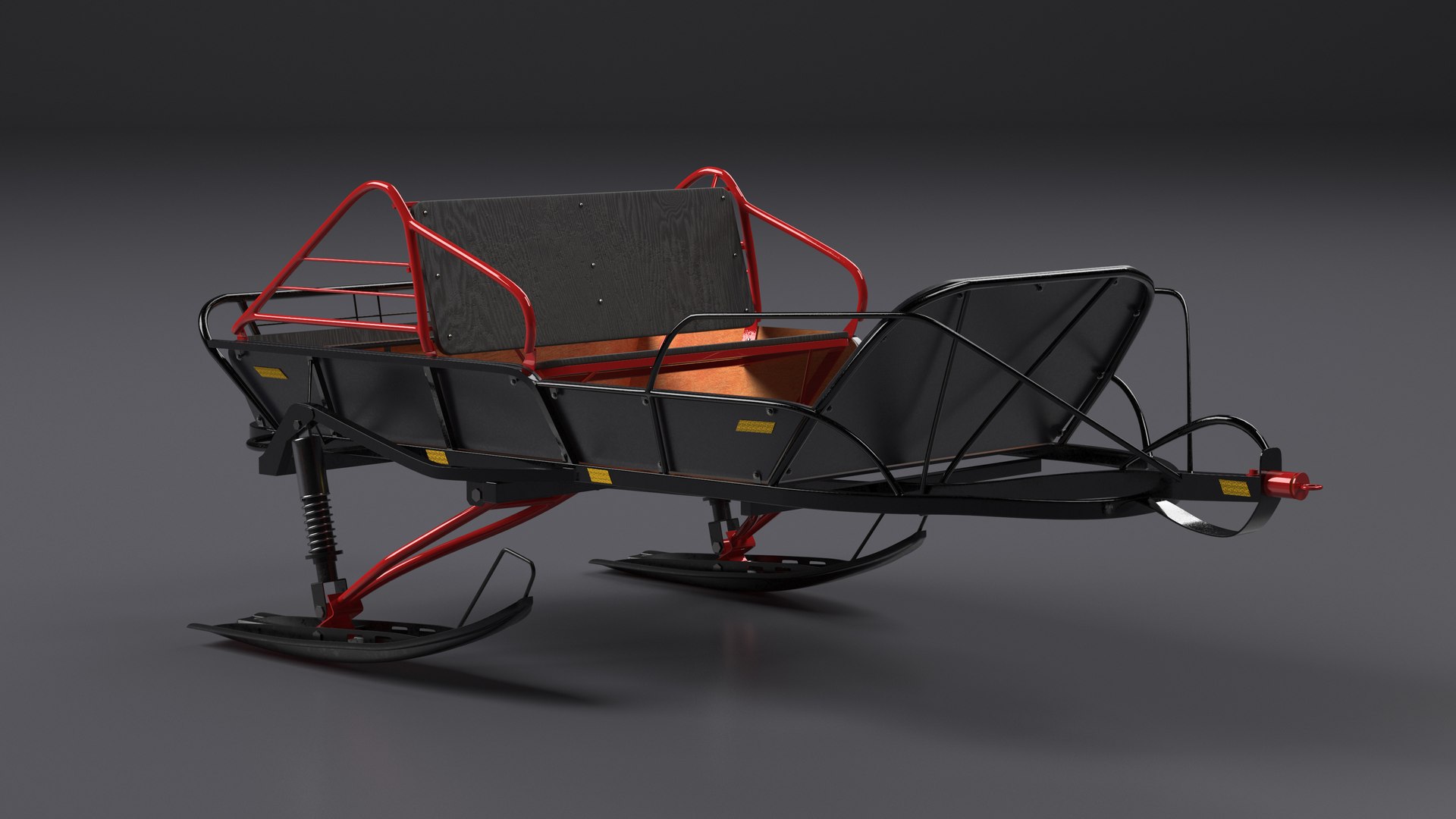 Snowmobile Sled 3D Model - TurboSquid 2273687