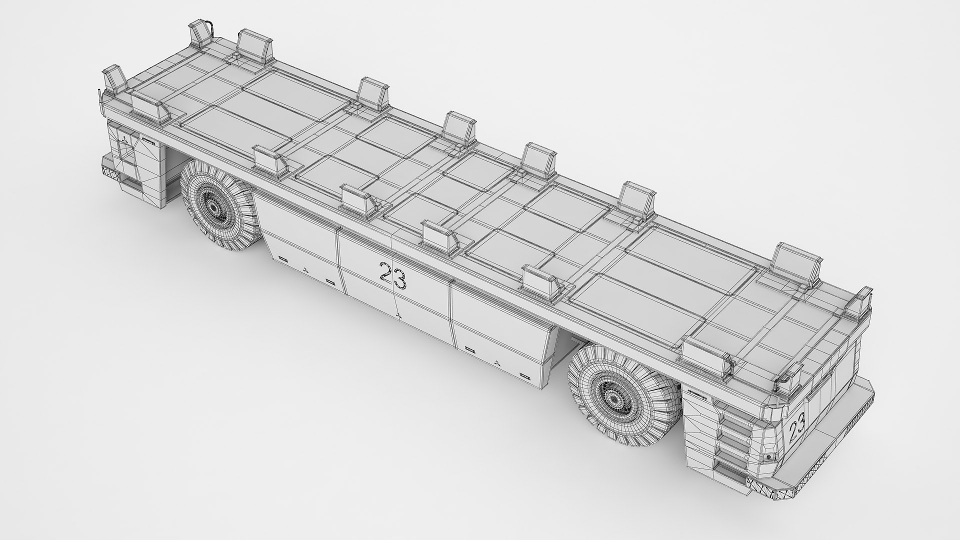 Self Drive Loader Platform 04 3D Model - TurboSquid 1778048