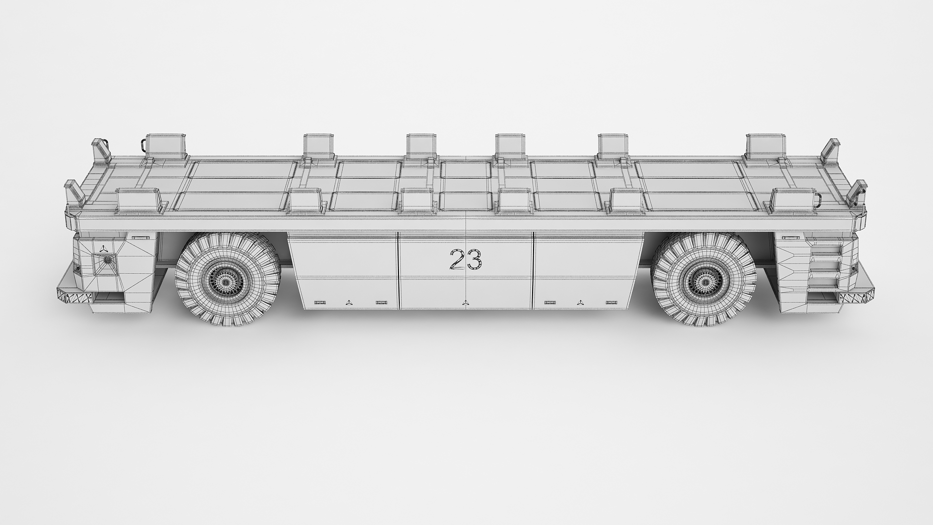Self Drive Loader Platform 04 3D Model - TurboSquid 1778048