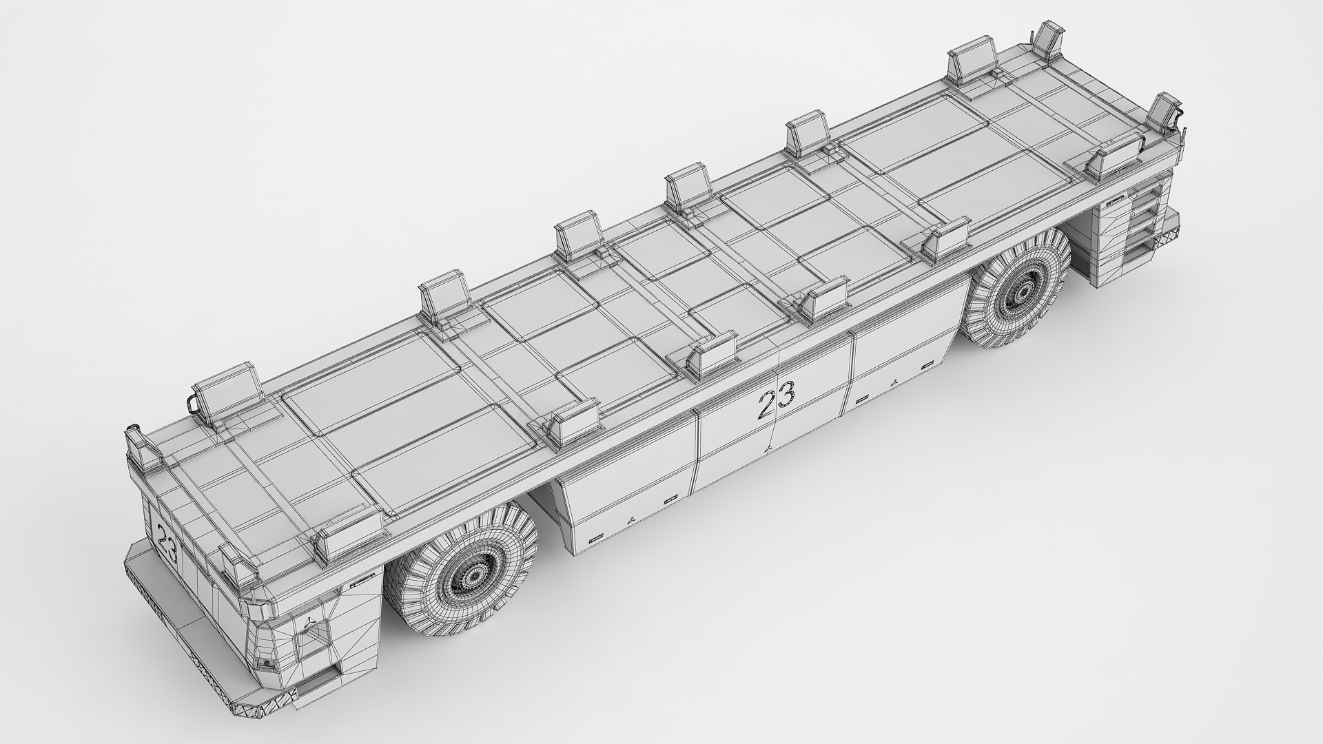 Self Drive Loader Platform 04 3D Model - TurboSquid 1778048