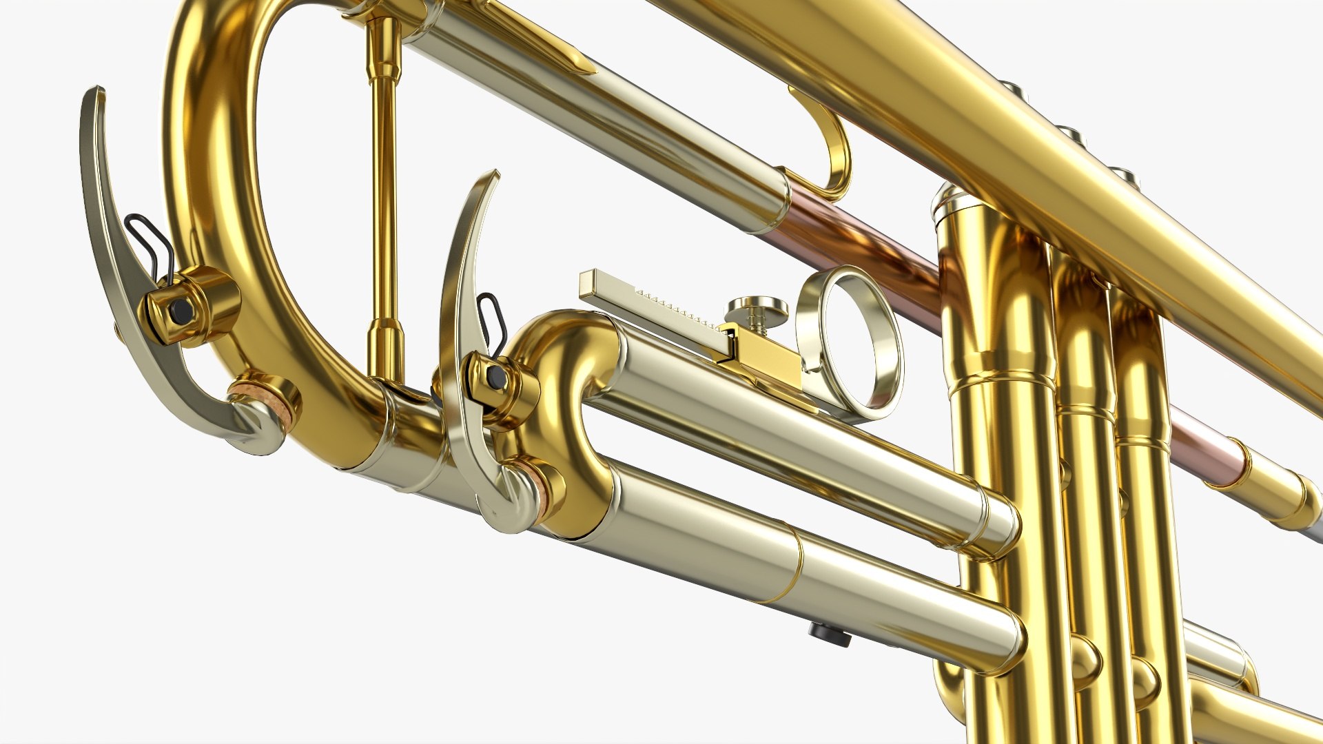3D Brass Bell Trumpet Model - TurboSquid 1777370