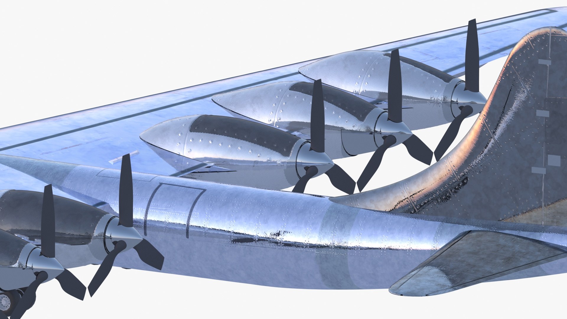 Convair B-36 Peacemaker 3D - TurboSquid 1817447