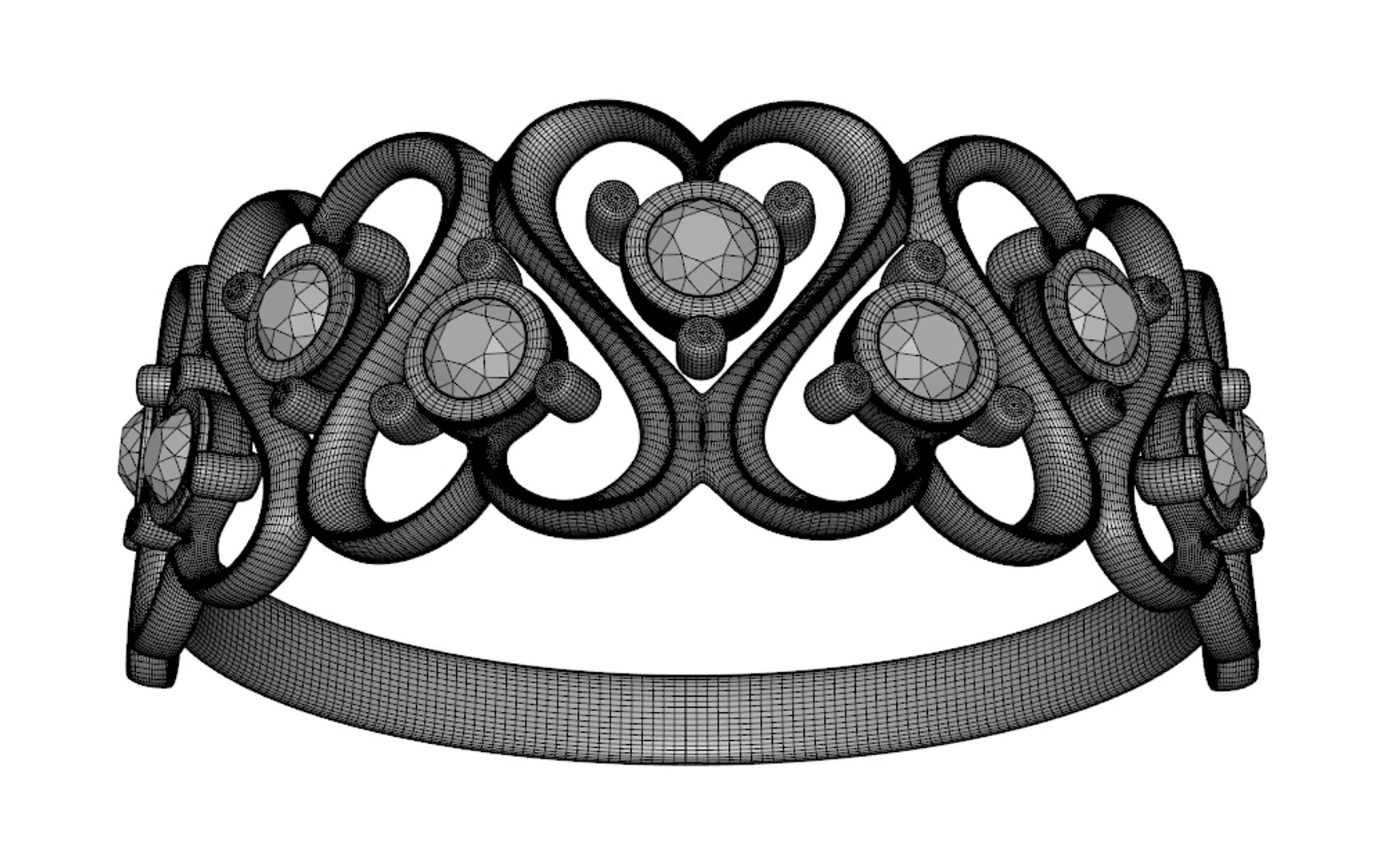 3D Model Heart Ring - TurboSquid 1198252